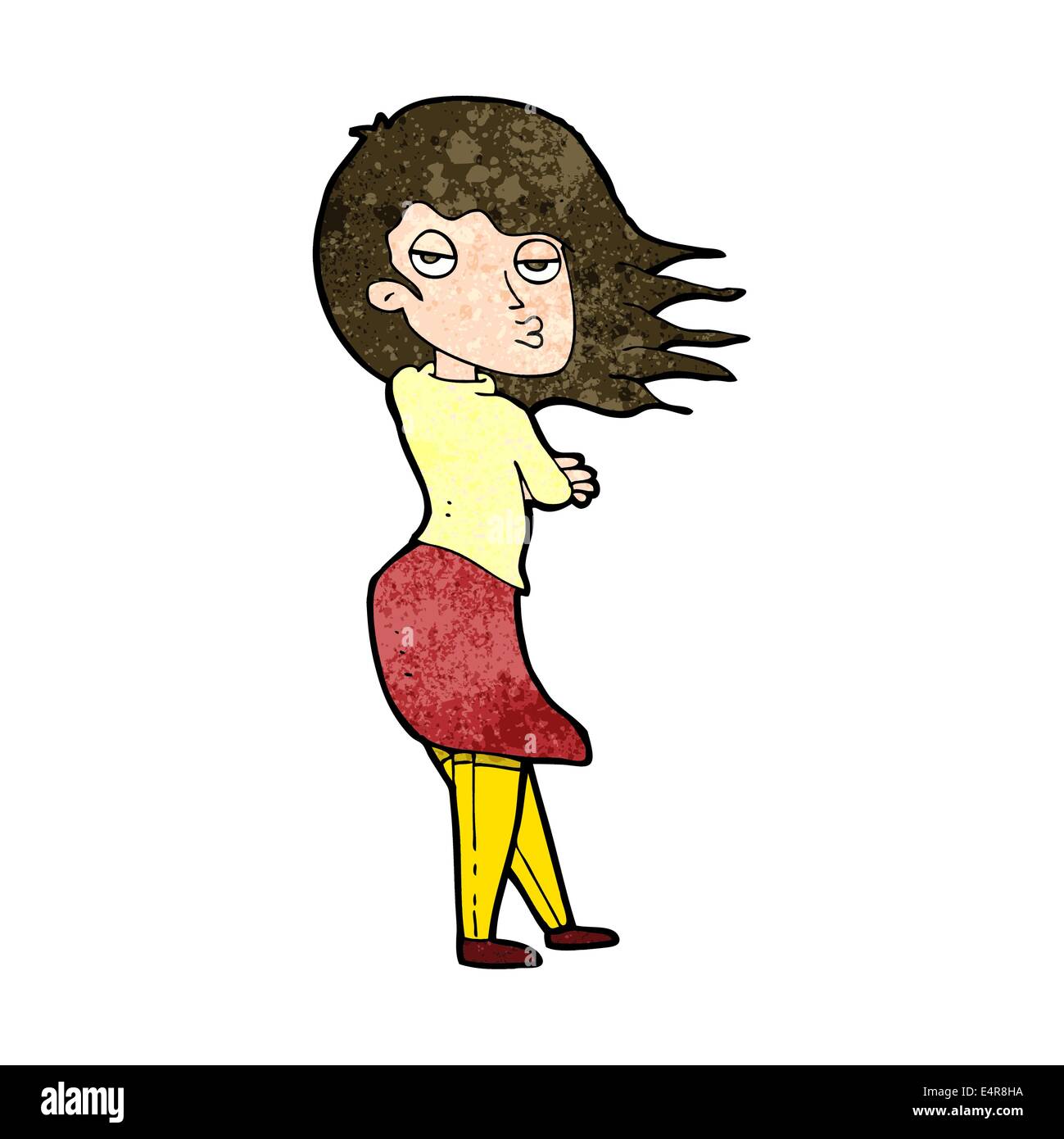 cartoon woman making photo face Stock Vector Image & Art - Alamy