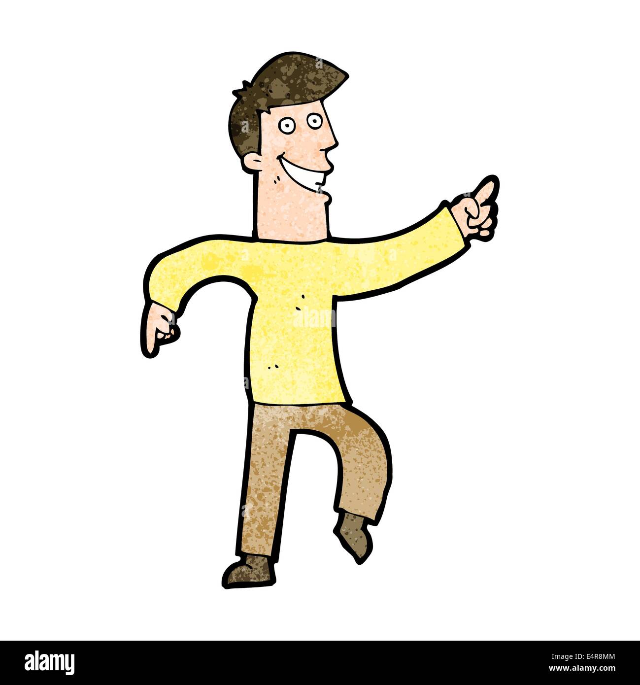 cartoon grinning man Stock Vector Image & Art - Alamy