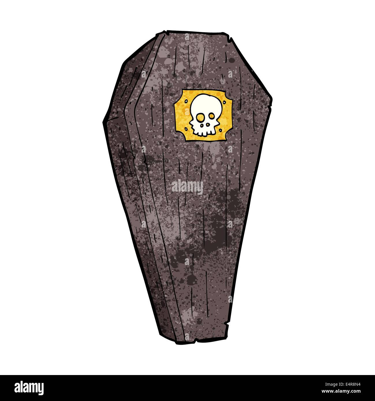 spooky cartoon coffin Stock Vector Image & Art - Alamy