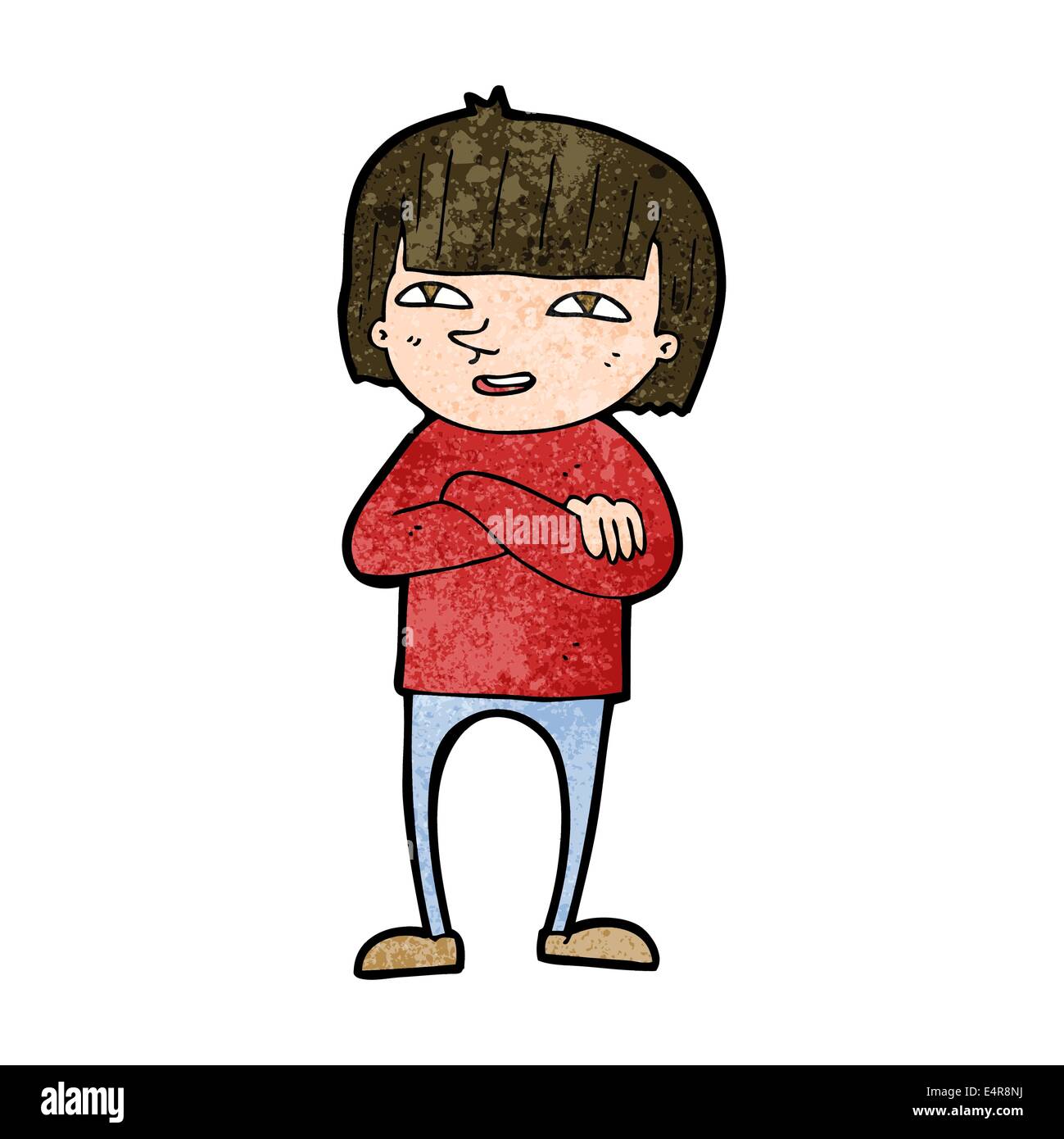 cartoon happy person Stock Vector Image & Art - Alamy