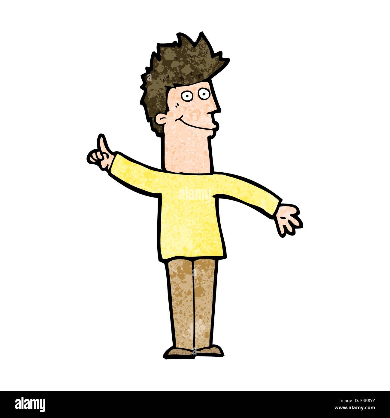 cartoon man with idea Stock Vector Image & Art - Alamy