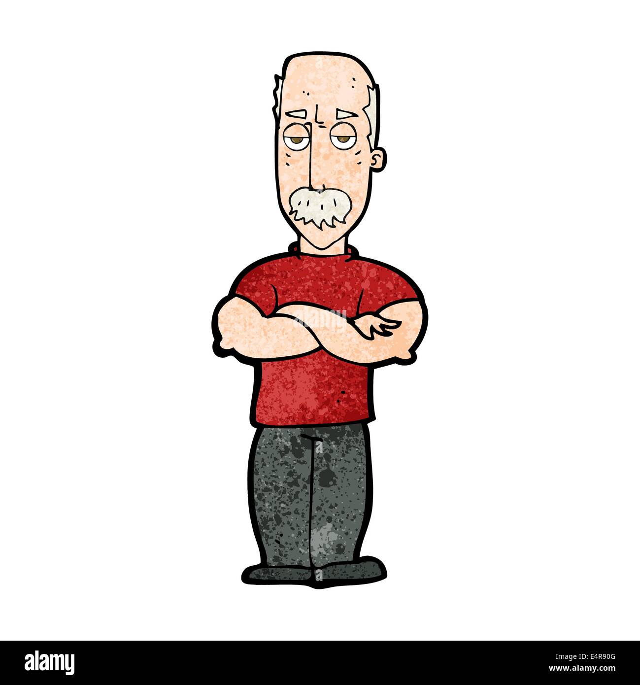 cartoon angry man with mustache Stock Vector Image & Art - Alamy