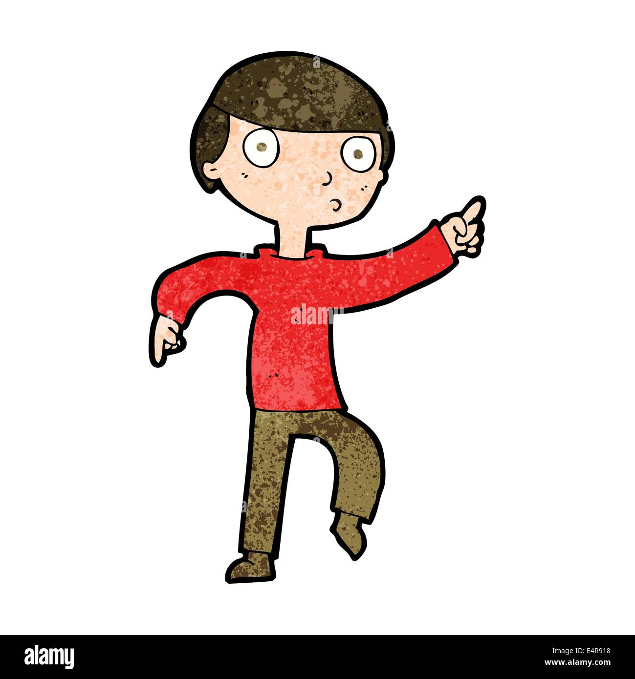 cartoon boy pointing Stock Vector Image & Art - Alamy