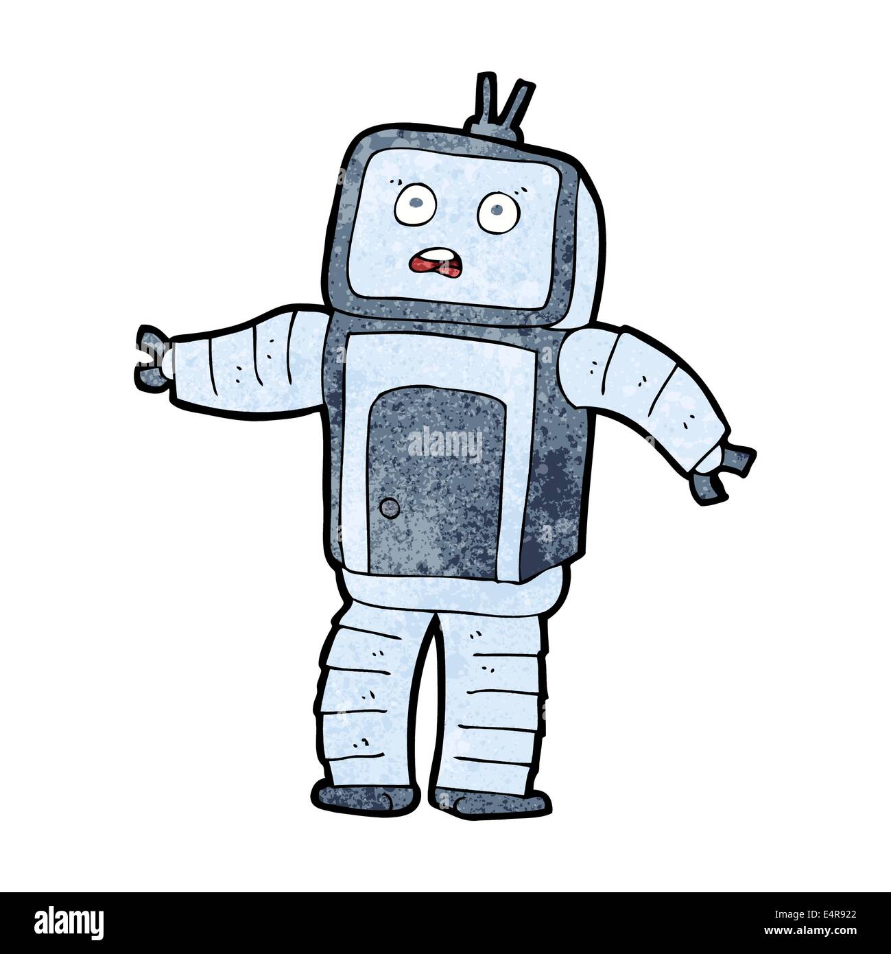 cartoon funny robot Stock Vector Image & Art - Alamy