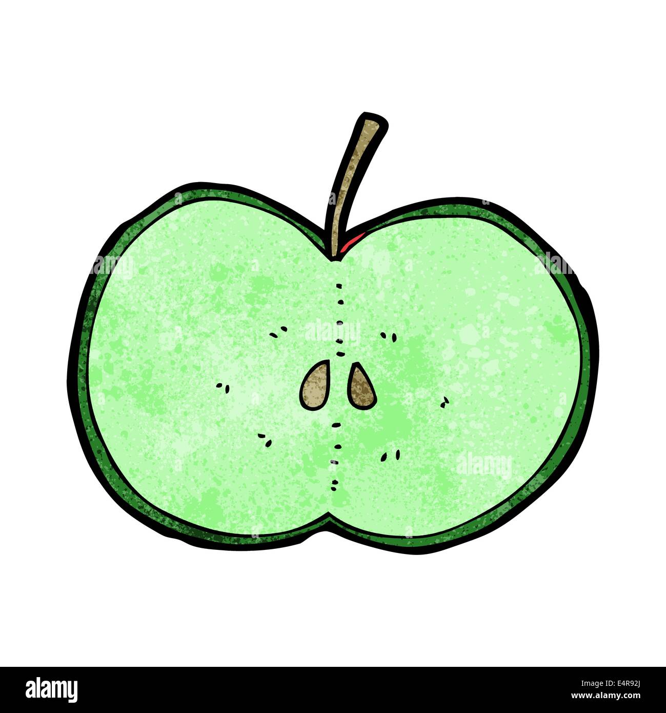 cartoon sliced apple Stock Vector Image & Art - Alamy