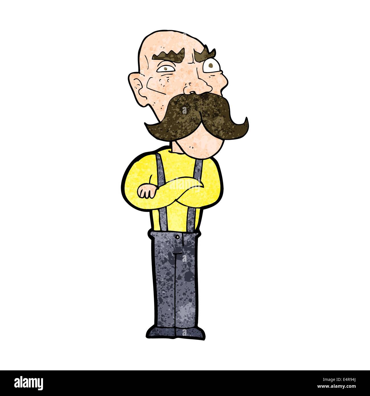 cartoon angry old man Stock Vector Image & Art - Alamy