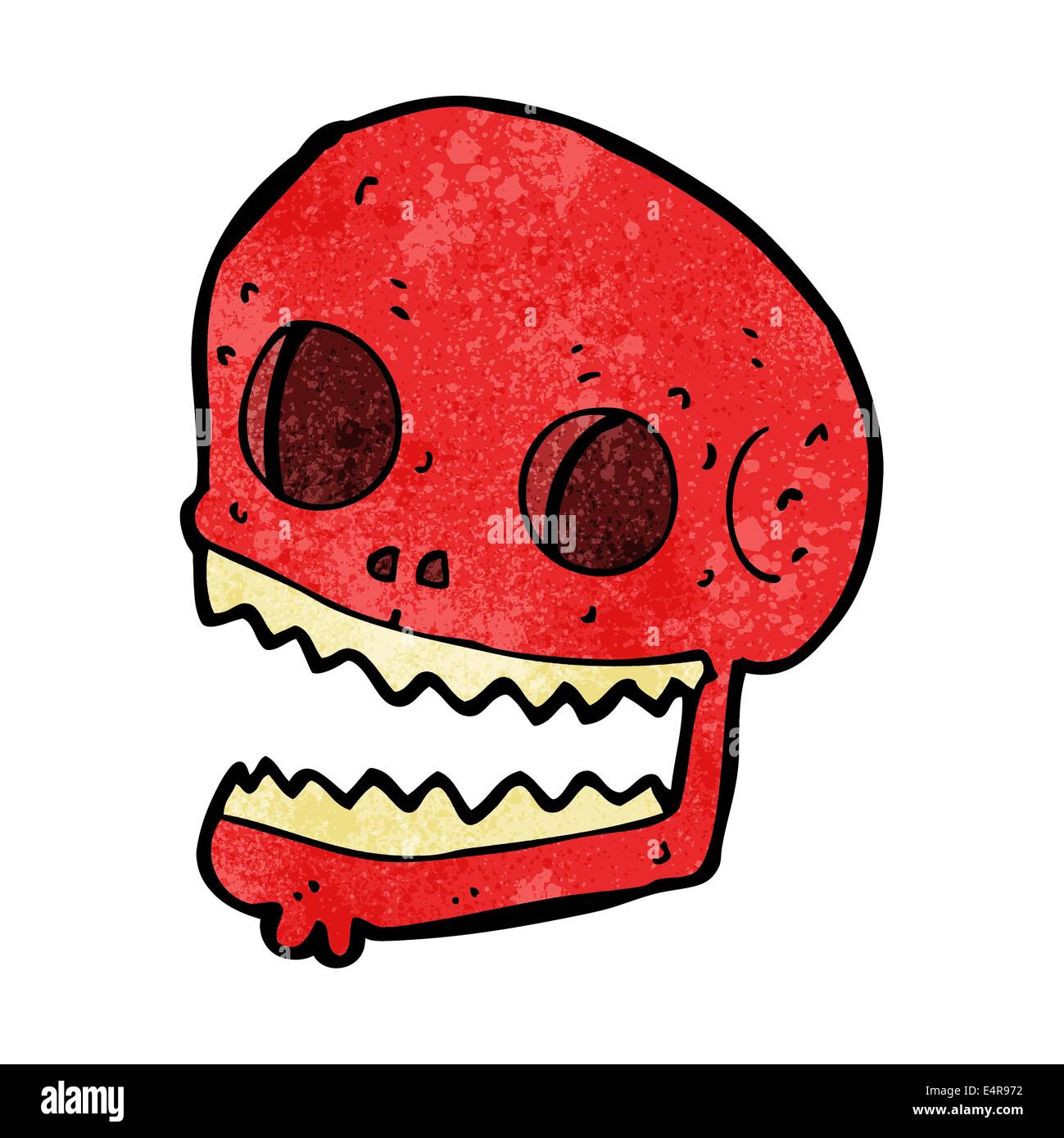 cartoon spooky skull Stock Vector Image & Art - Alamy