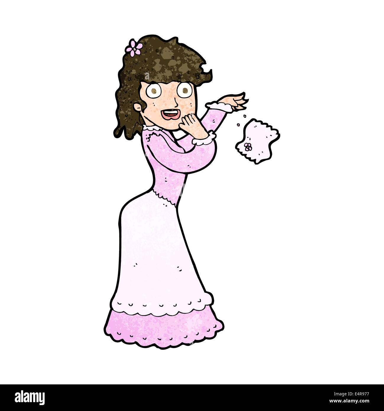 Woman dropping Stock Vector Images - Alamy