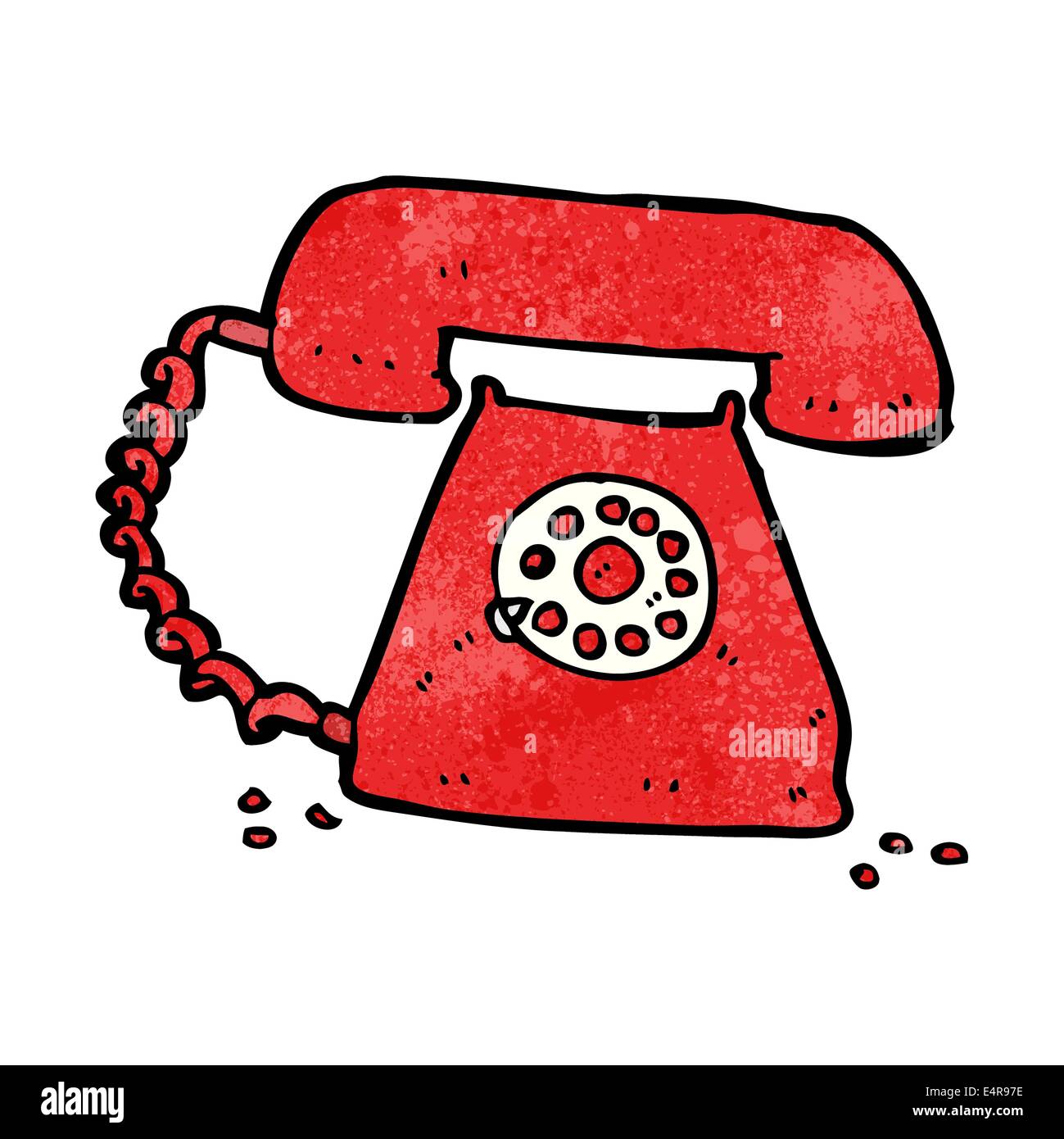 cartoon retro telephone Stock Vector Image & Art - Alamy