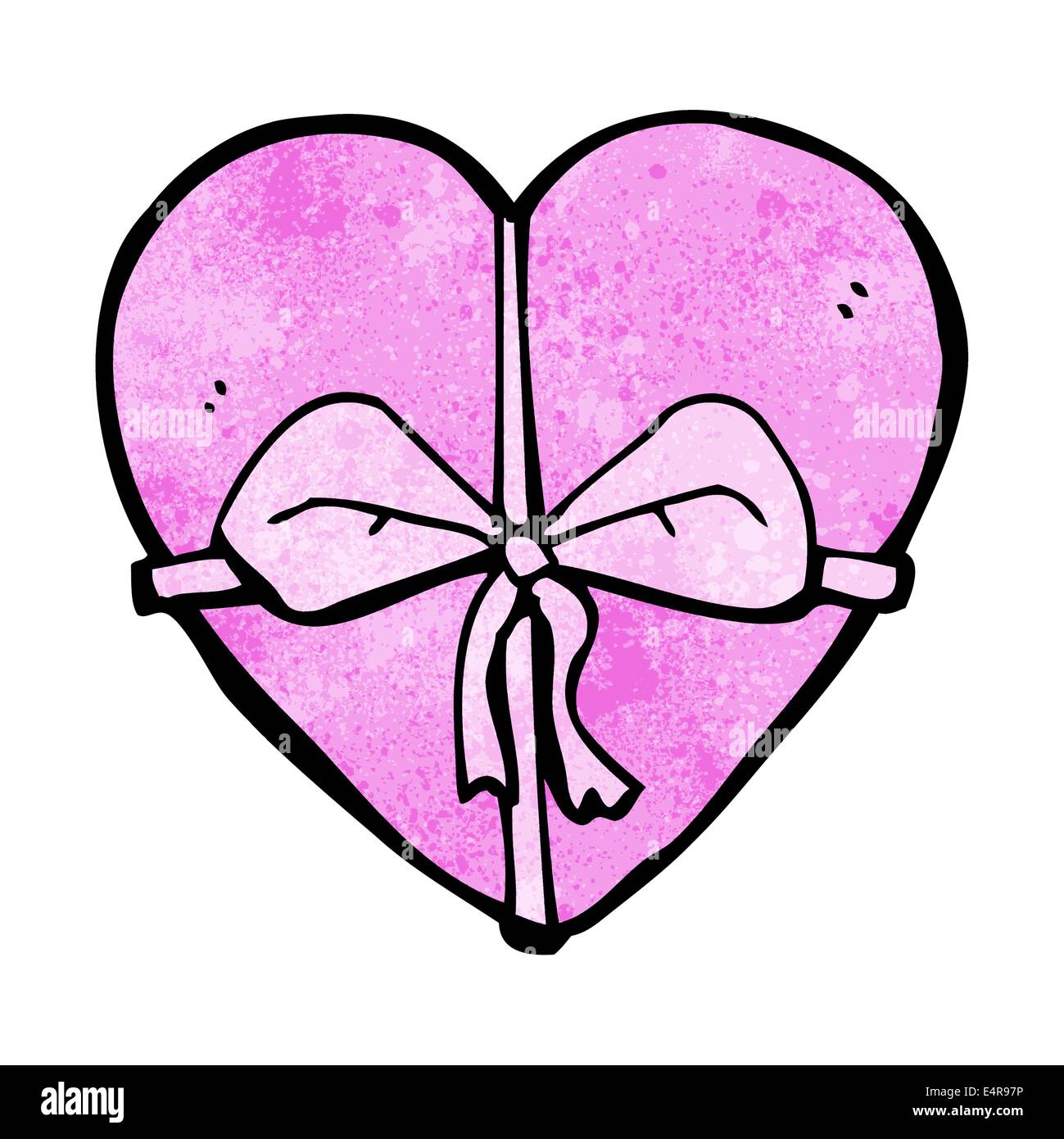 cartoon heart shaped present Stock Vector Image & Art - Alamy