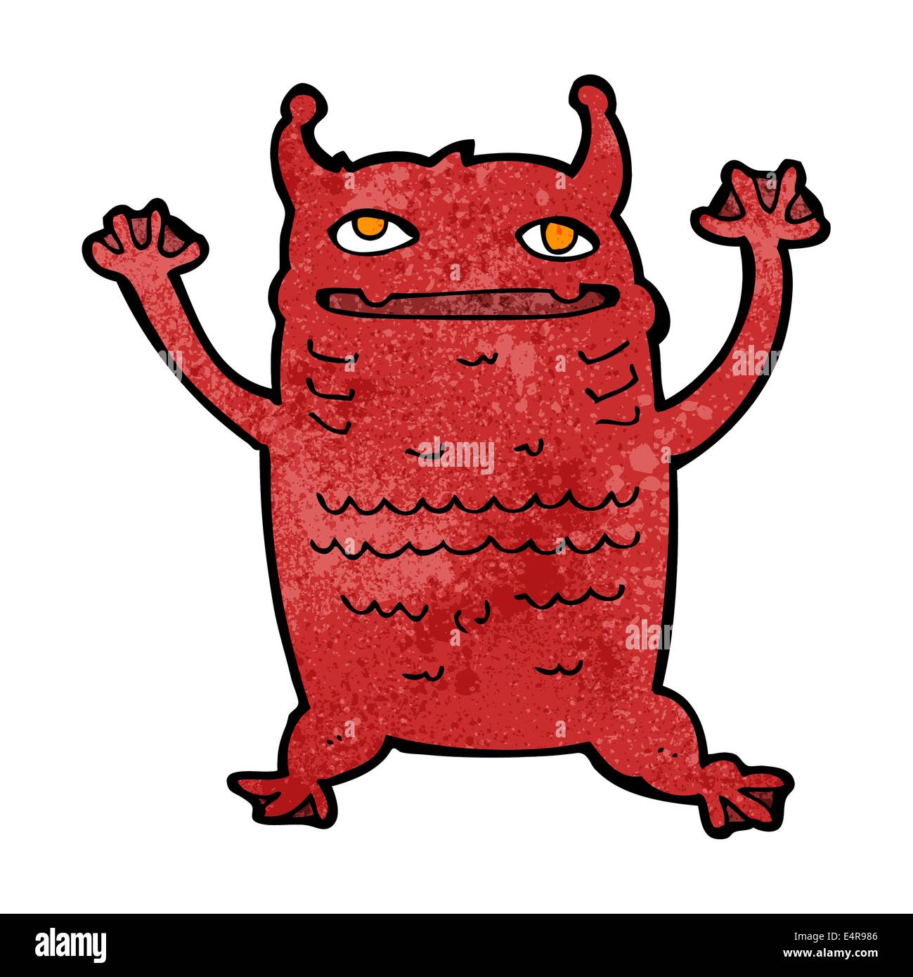 cartoon little monster Stock Vector Image & Art - Alamy