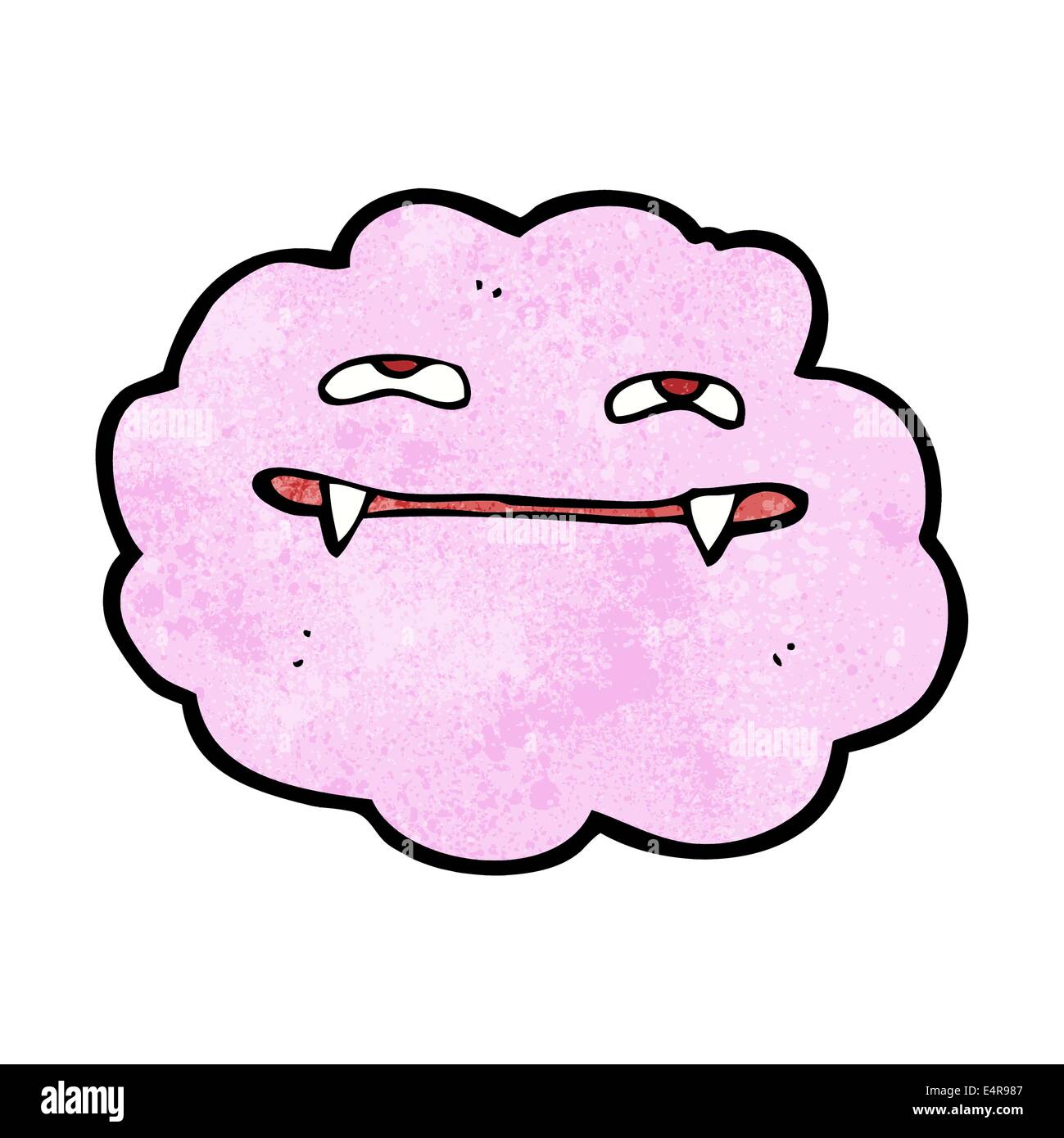 cartoon pink fluffy vampire cloud Stock Vector Image & Art - Alamy