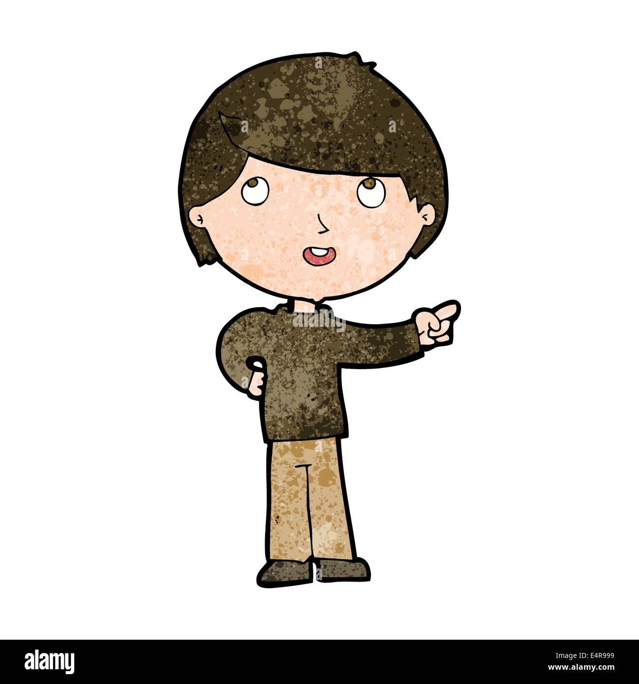 cartoon boy pointing Stock Vector Image & Art - Alamy