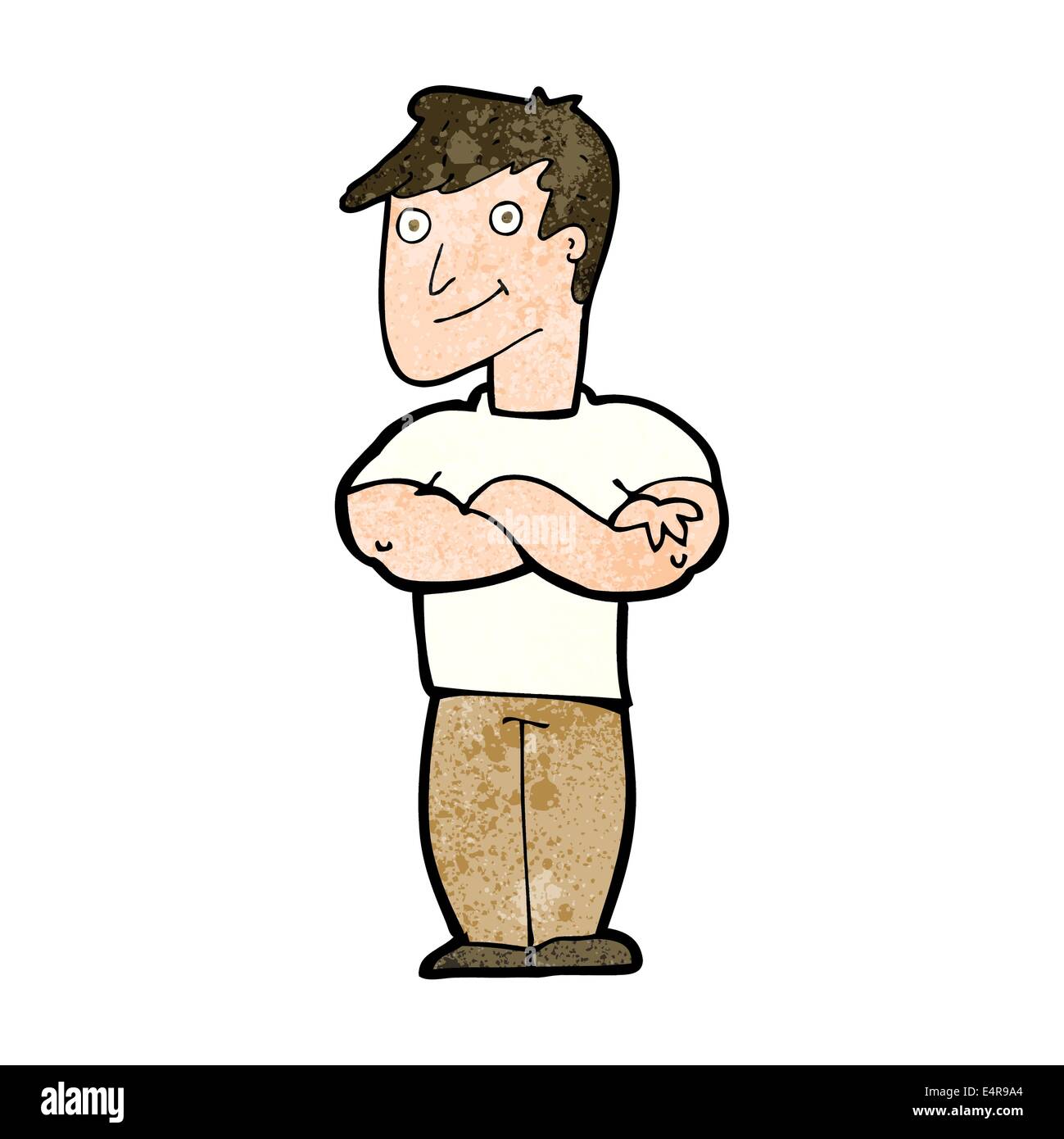 cartoon muscular man Stock Vector Image & Art - Alamy