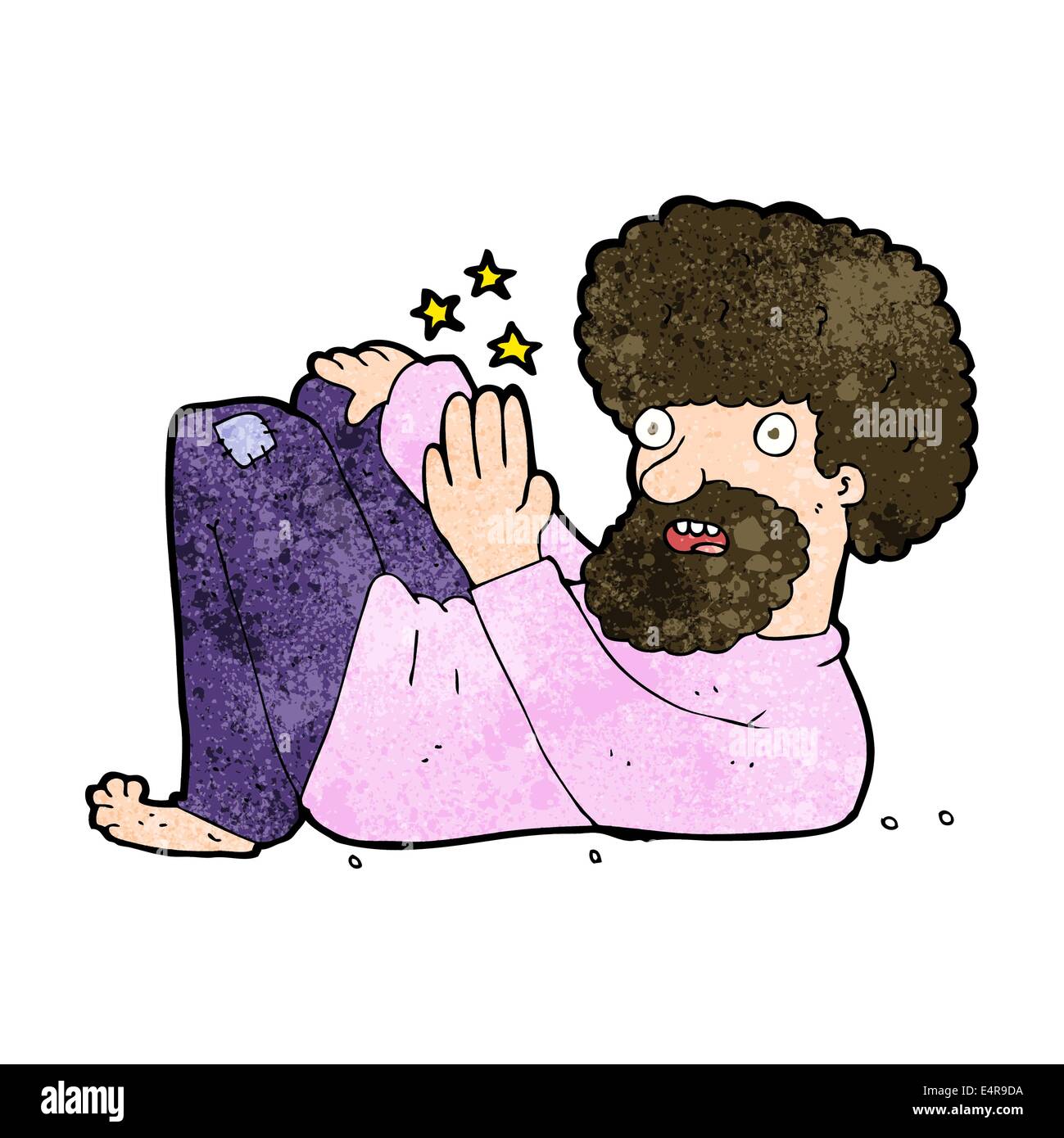 Man tripping Stock Vector Images - Alamy