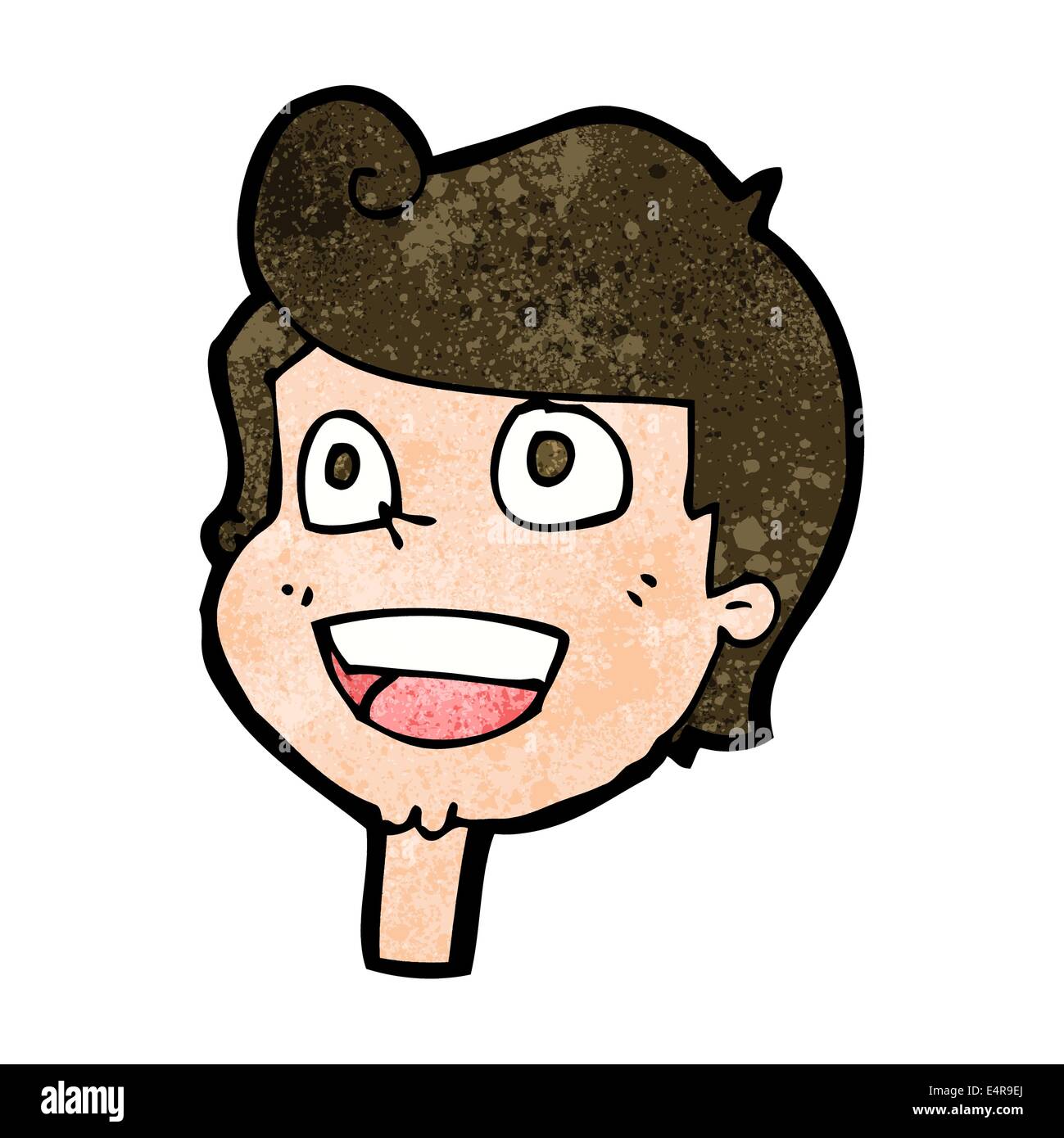 cartoon happy face Stock Vector Image & Art - Alamy