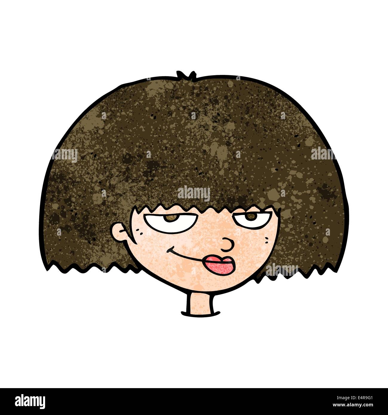 cartoon mean female face Stock Vector Image & Art - Alamy