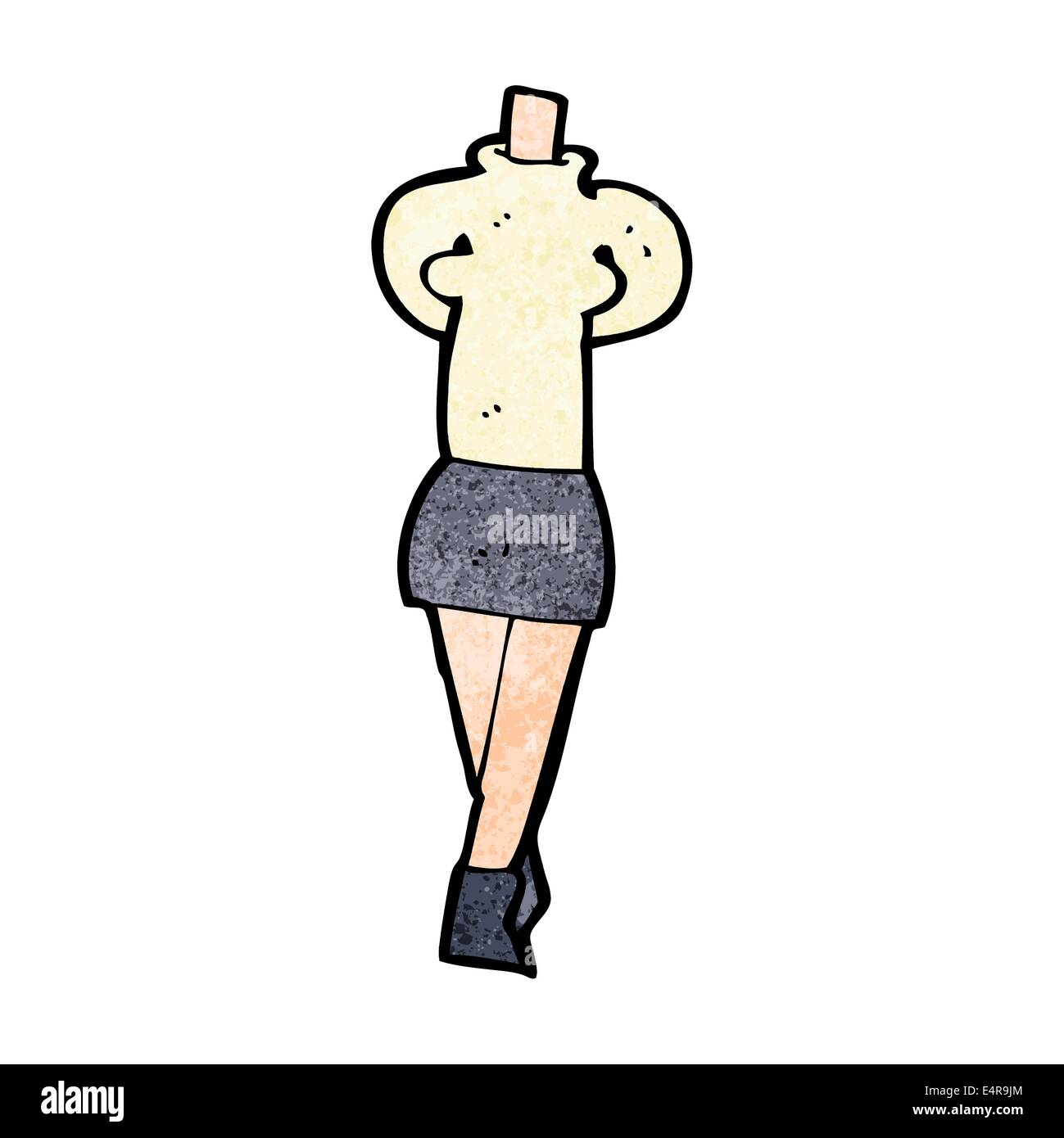 cartoon female body (mix and match cartoons or add own photos Stock ...
