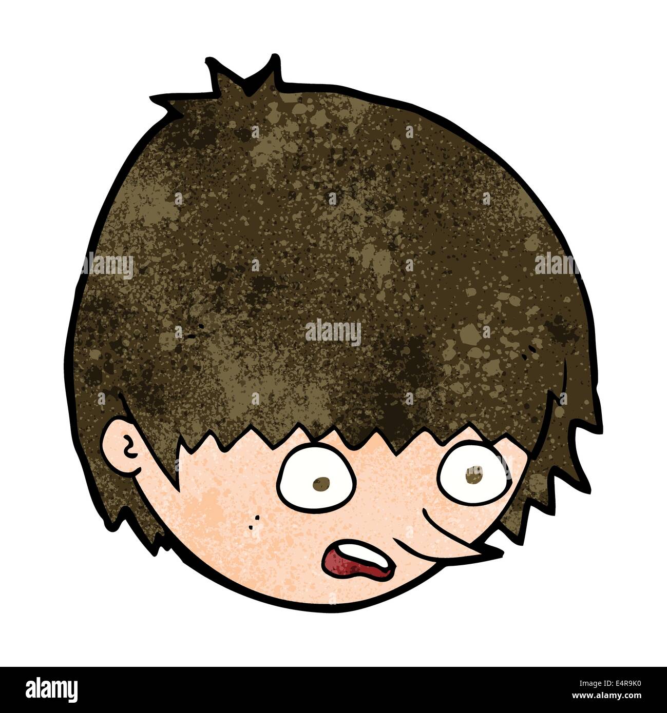 cartoon stressed face Stock Vector Image & Art - Alamy