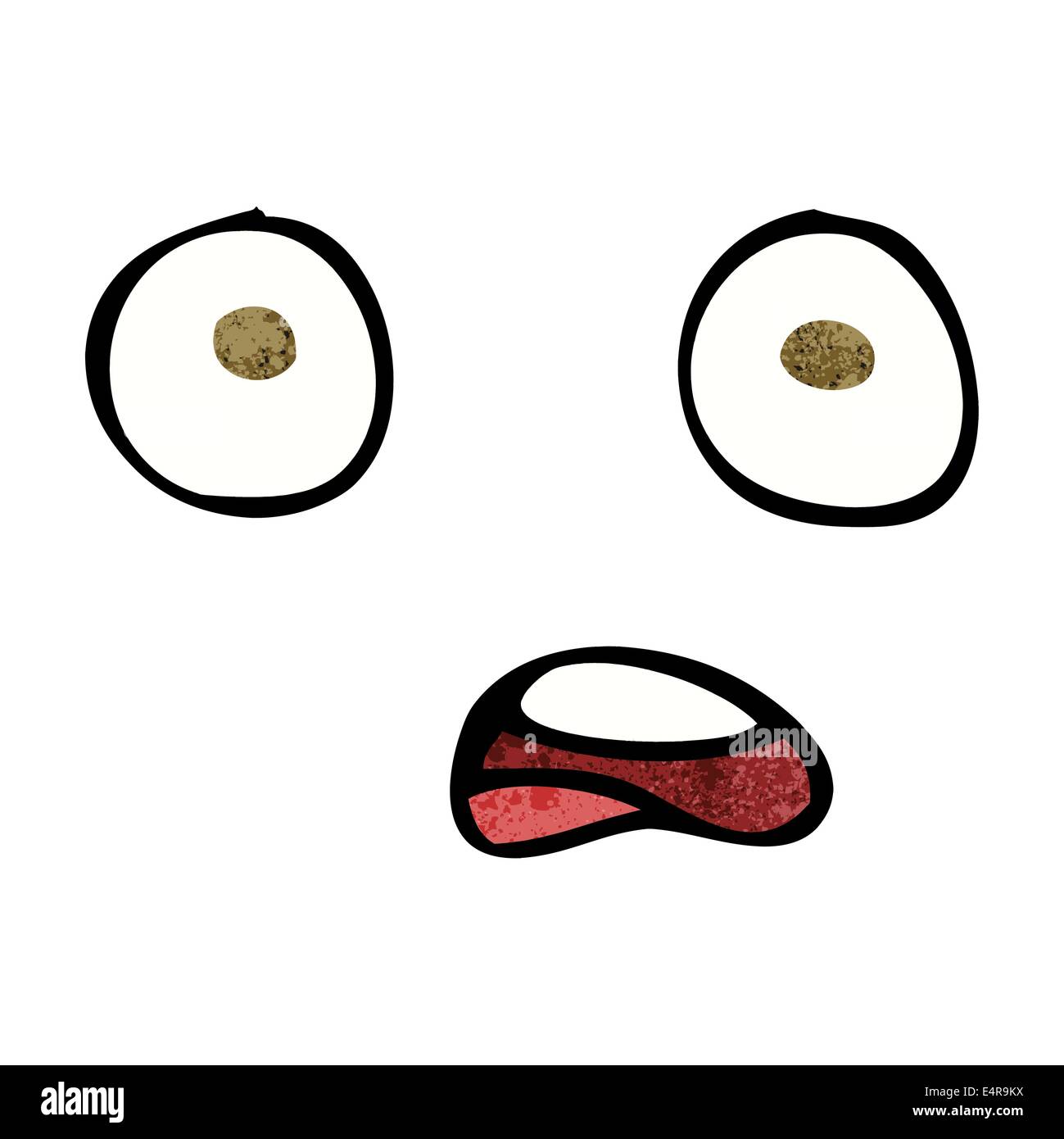 shocked cartoon face Stock Vector Image & Art - Alamy
