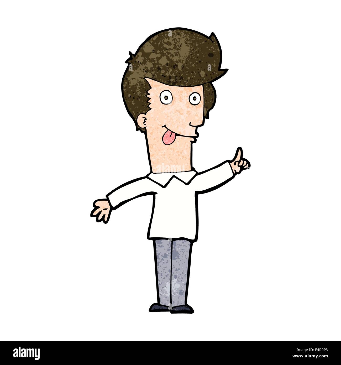 Funny crazy man idea Cut Out Stock Images & Pictures - Alamy