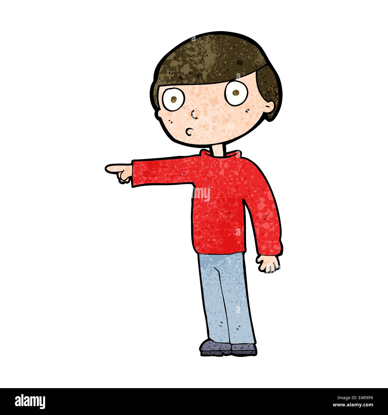 cartoon man pointing Stock Vector Image & Art - Alamy