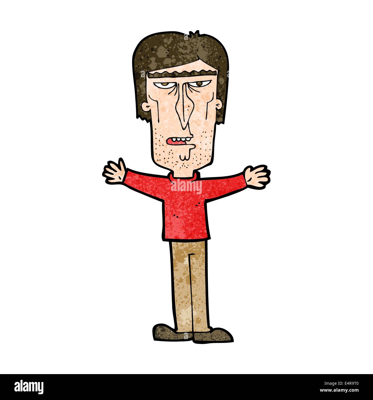 cartoon angry man Stock Vector Image & Art - Alamy