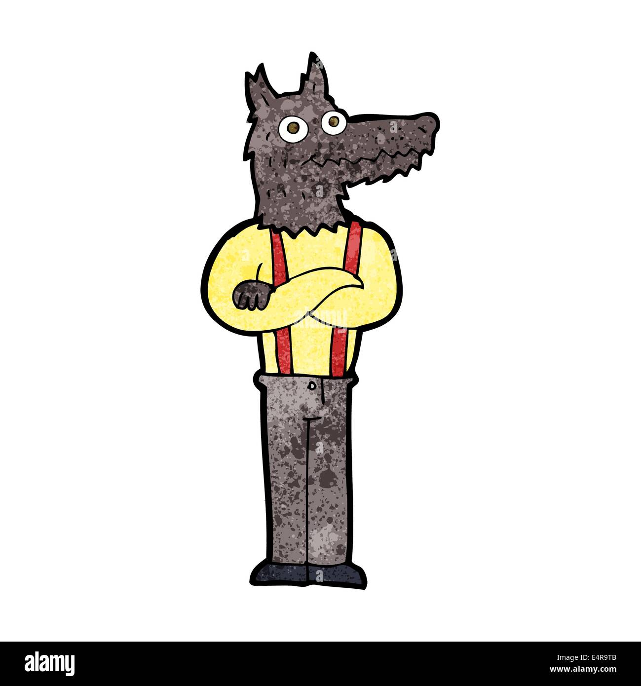 cartoon funny werewolf Stock Vector Image & Art - Alamy