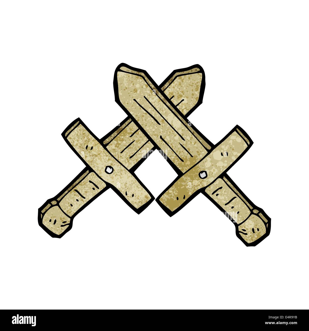 cartoon wooden swords Stock Vector Image & Art - Alamy