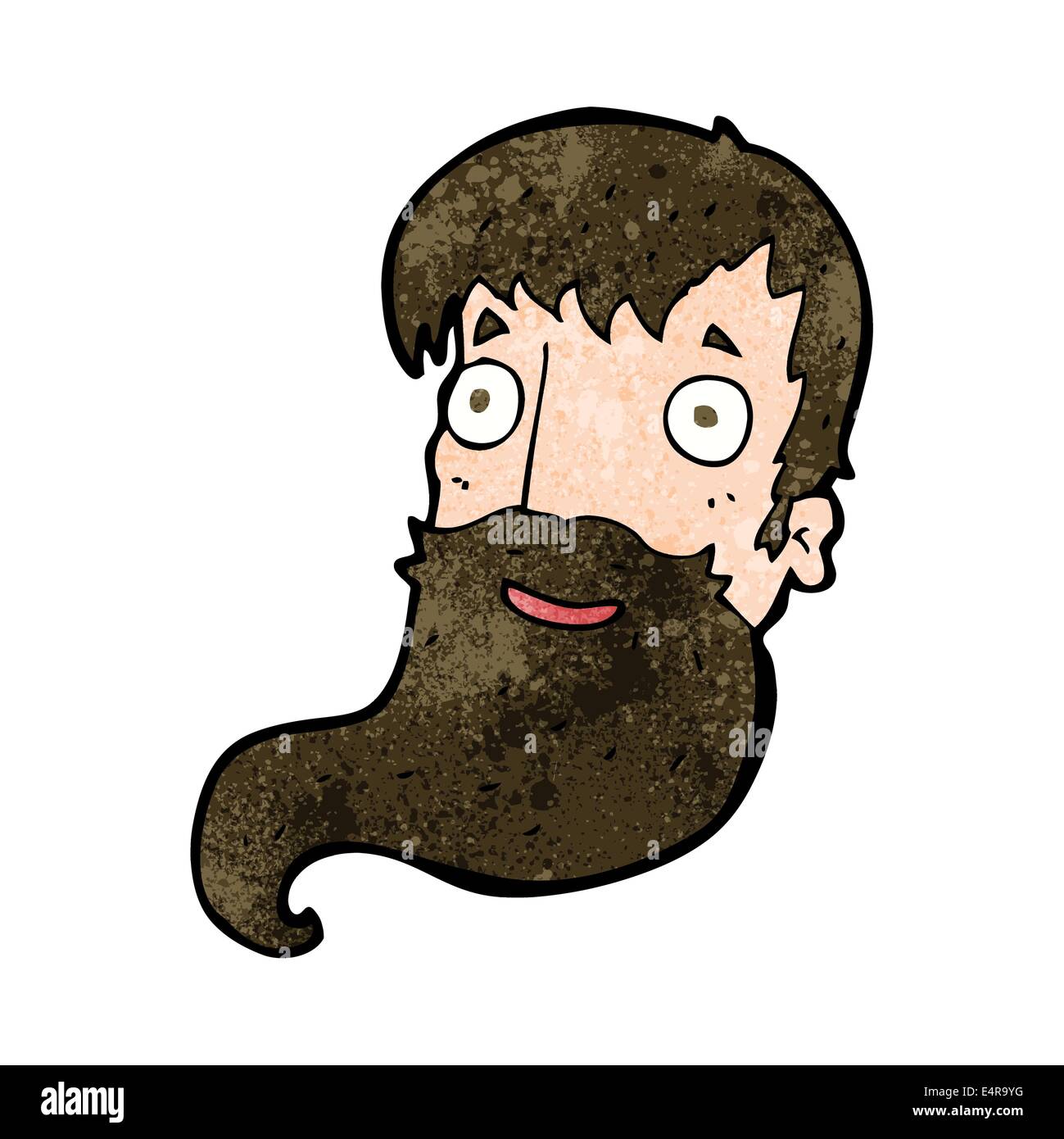 cartoon bearded man Stock Vector Image & Art - Alamy