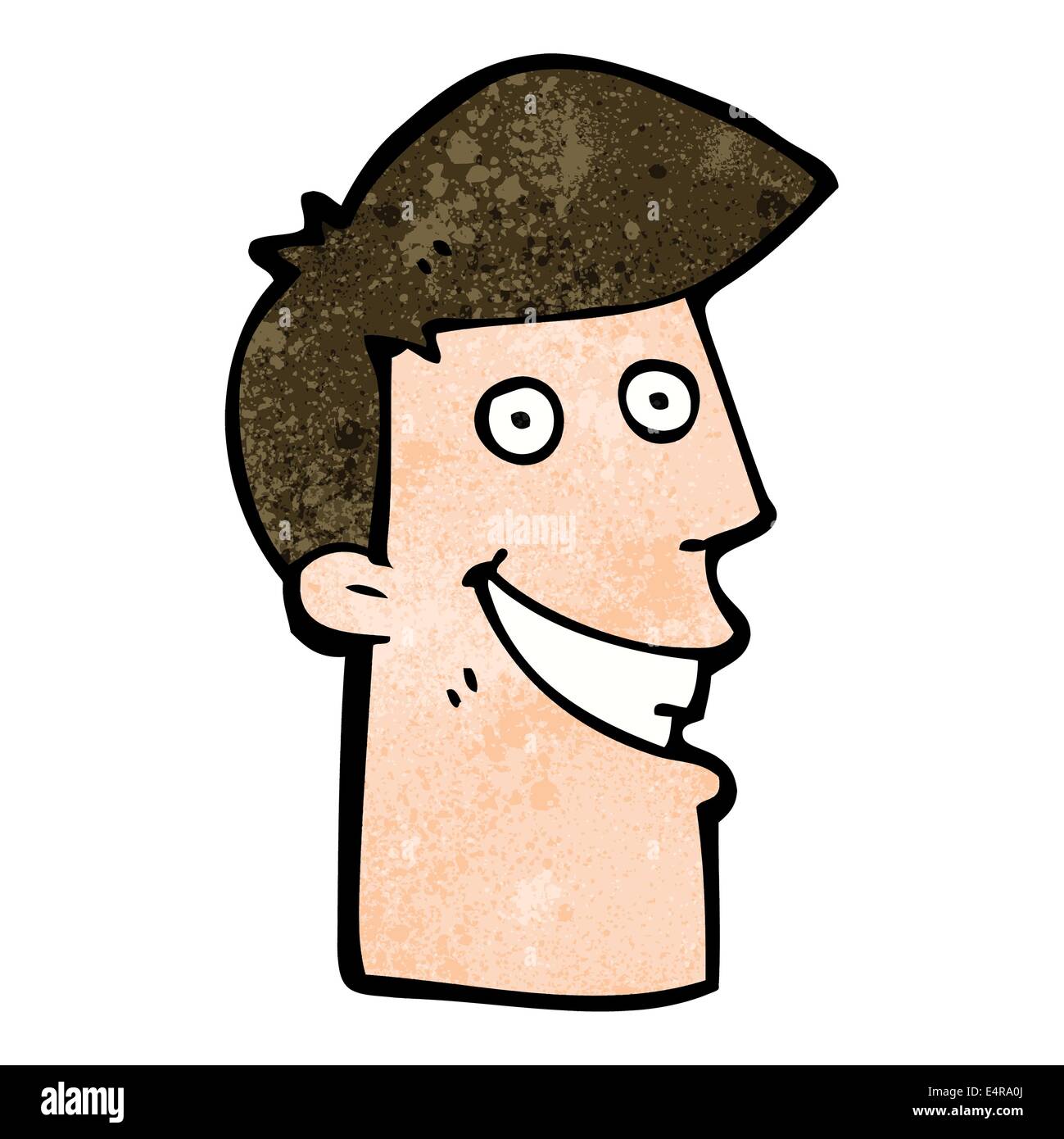 cartoon grinning man Stock Vector Image & Art - Alamy