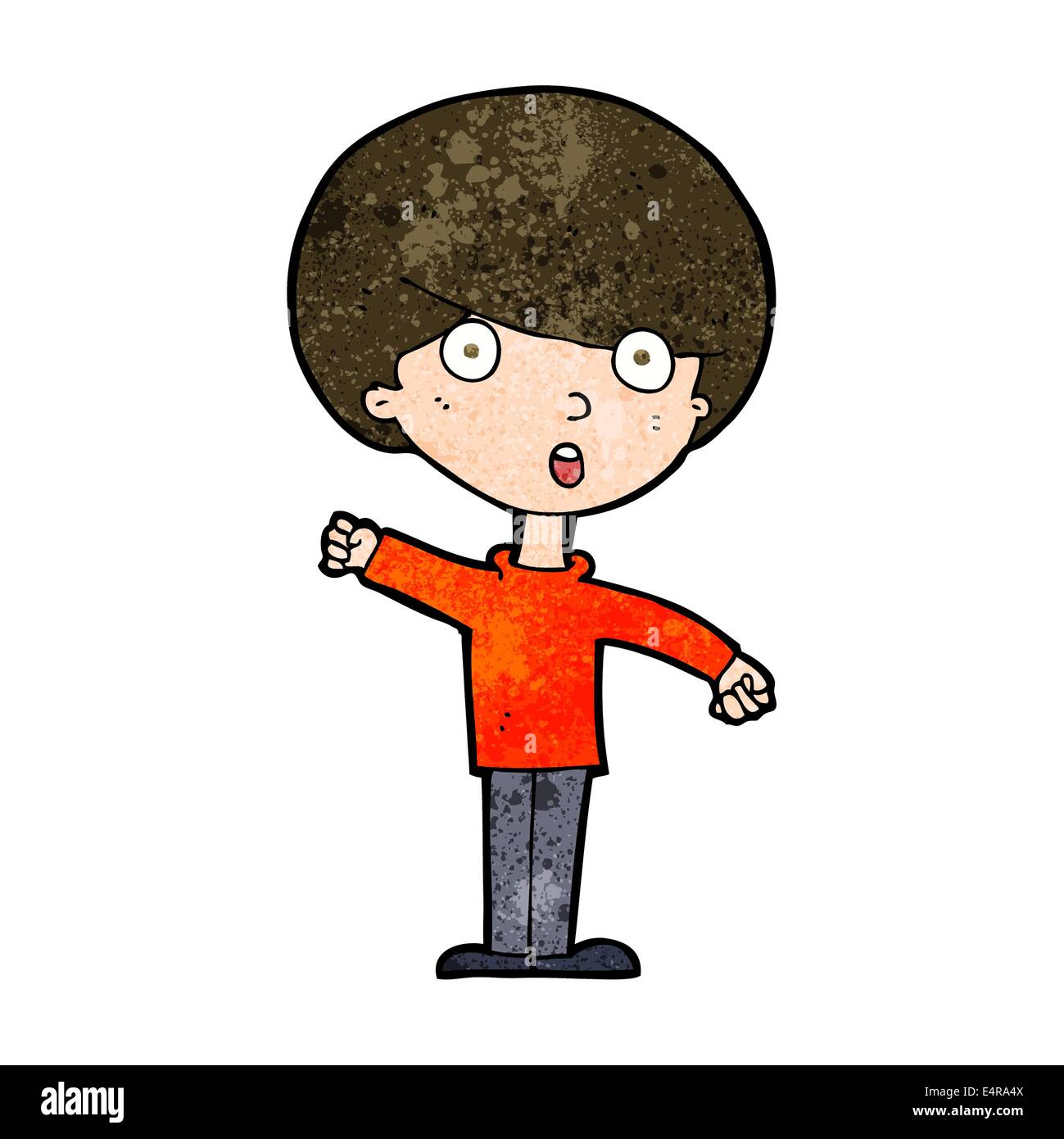 cartoon shocked boy Stock Vector Image & Art - Alamy