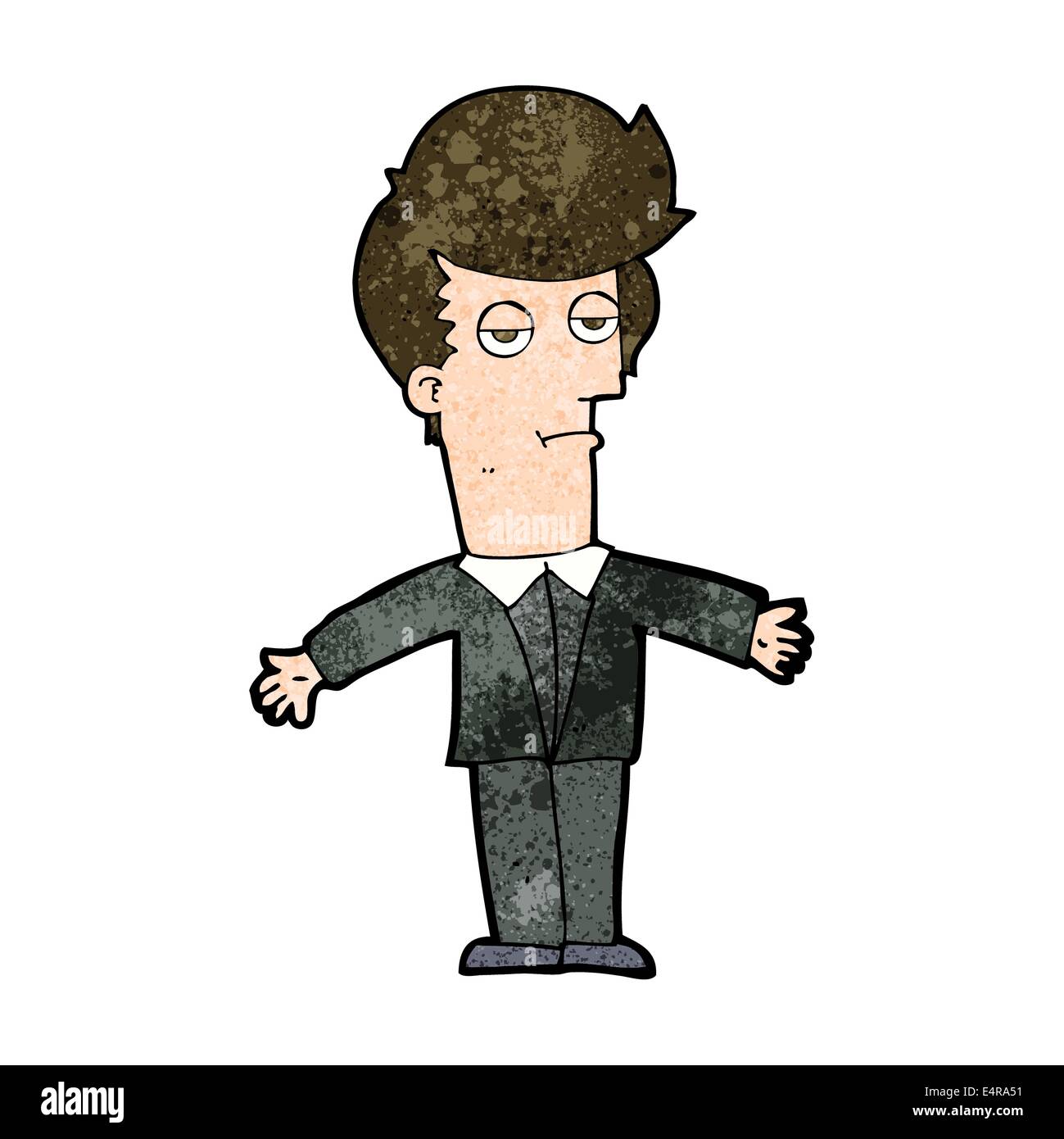 cartoon bored man Stock Vector Image & Art - Alamy