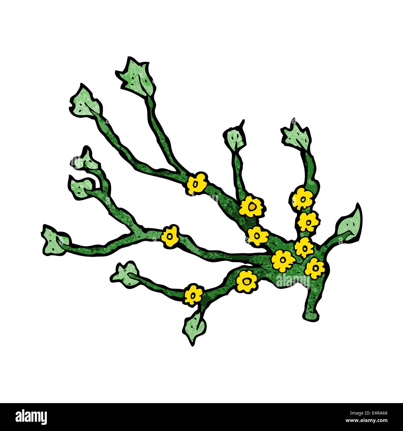 cartoon flowering branch Stock Vector Image & Art - Alamy