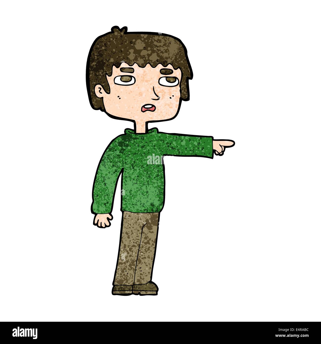 cartoon boy pointing Stock Vector Image & Art - Alamy