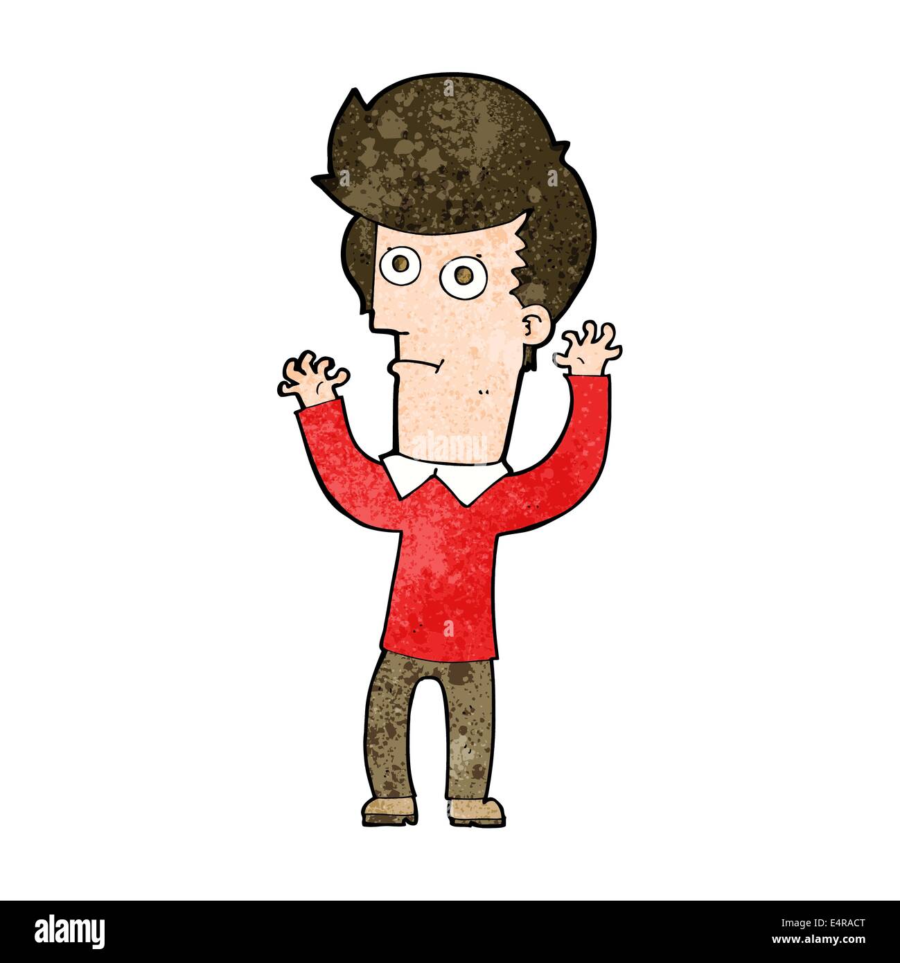 cartoon shocked man Stock Vector Image & Art - Alamy