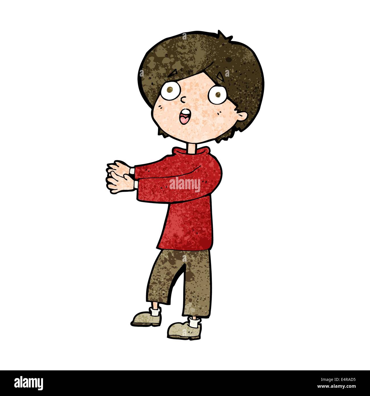 cartoon shocked boy Stock Vector Image & Art - Alamy