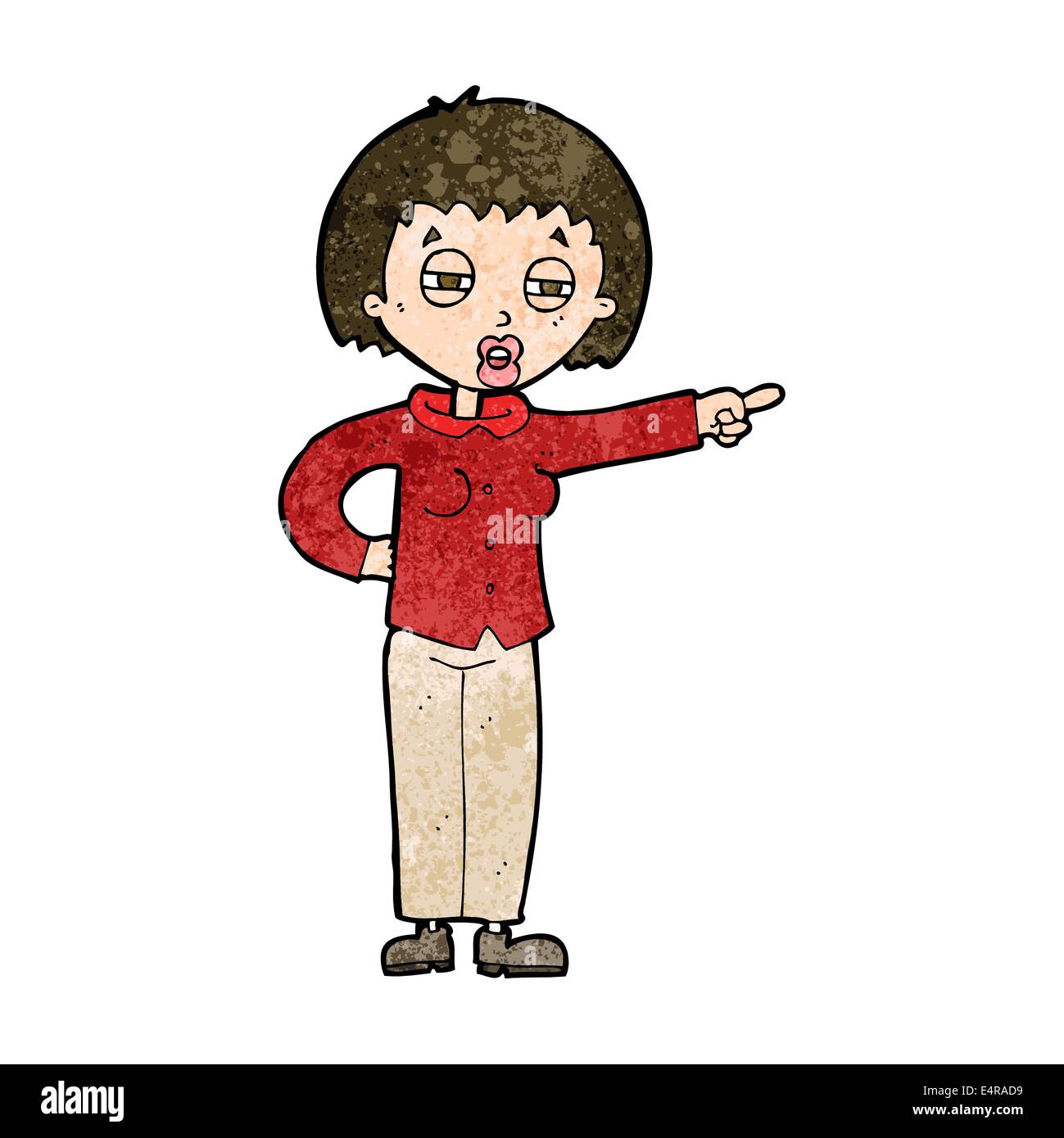 cartoon woman telling off Stock Vector Image & Art - Alamy