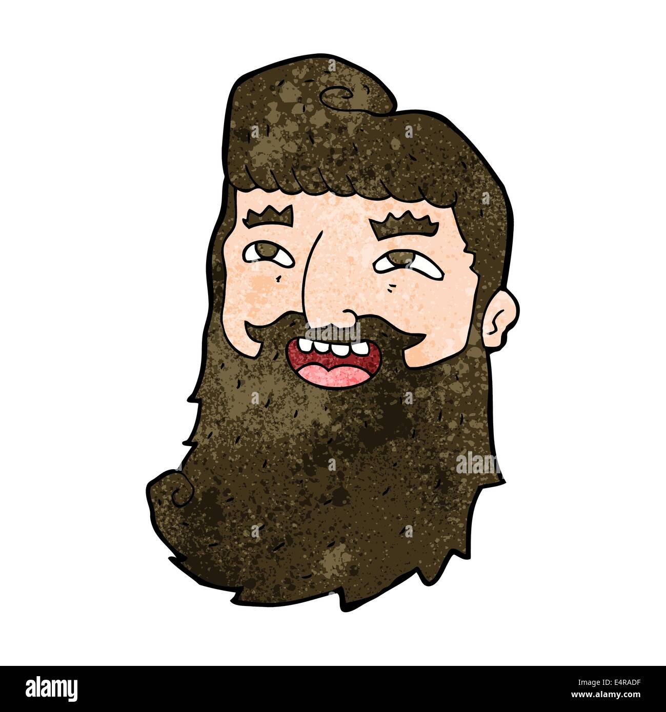 Bearded man laughing Stock Vector Images - Alamy