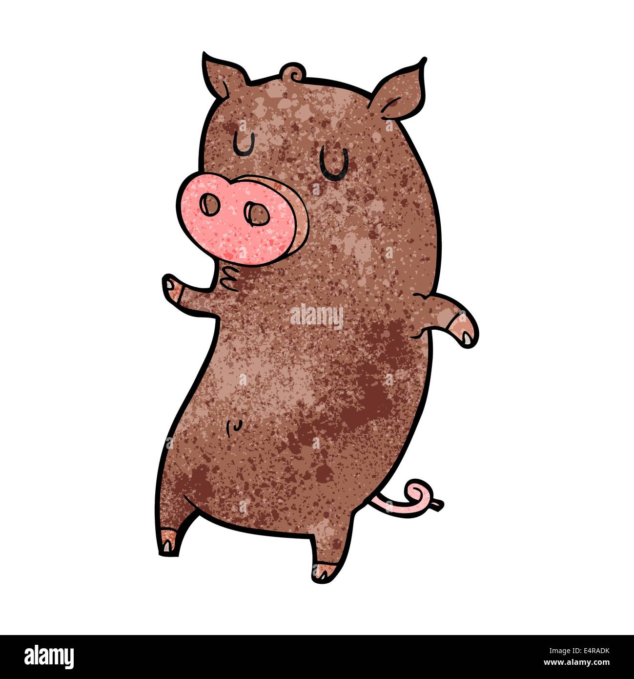 funny cartoon pig Stock Vector Image & Art - Alamy