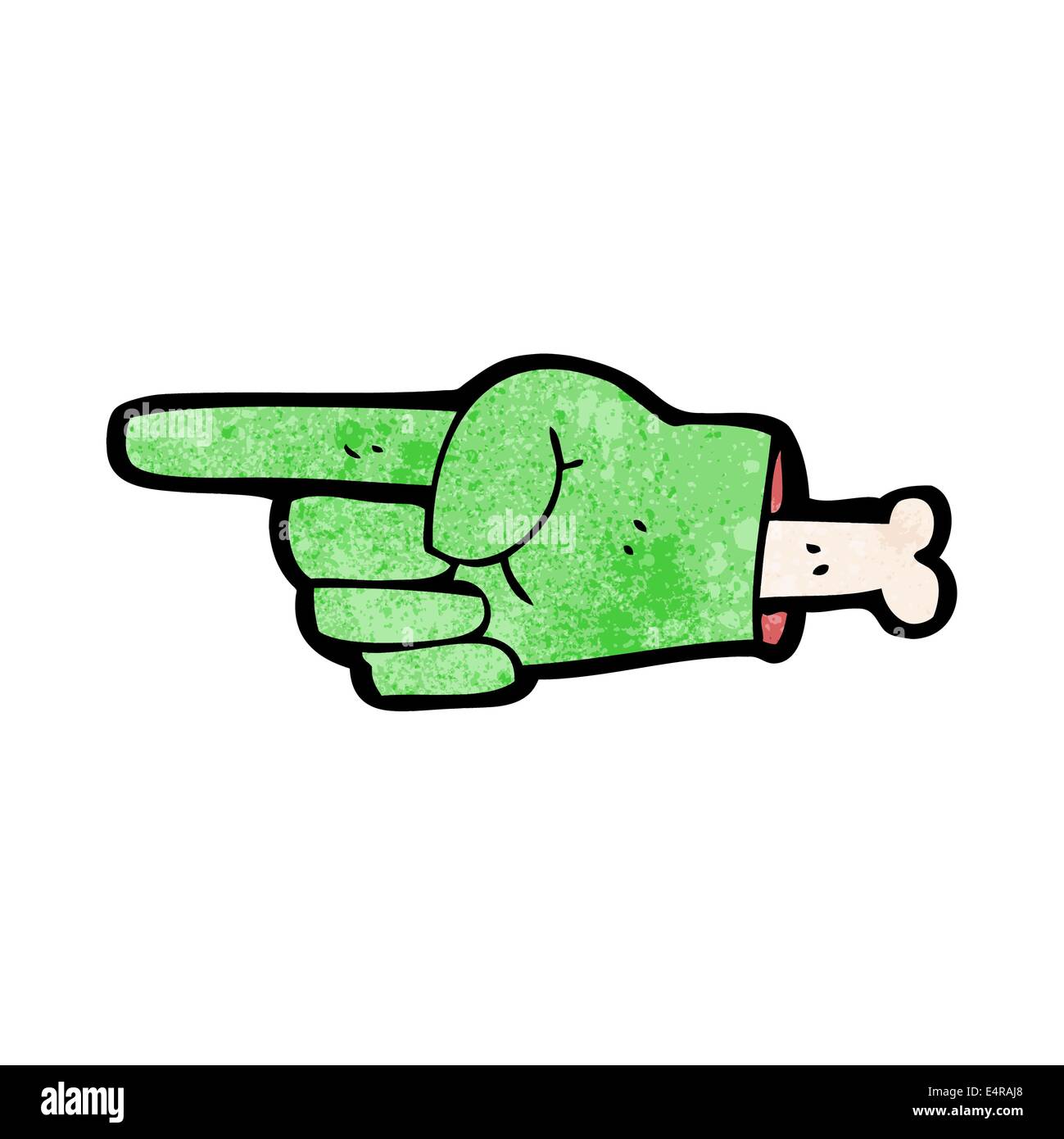 cartoon pointing zombie hand symbol Stock Vector Image & Art - Alamy