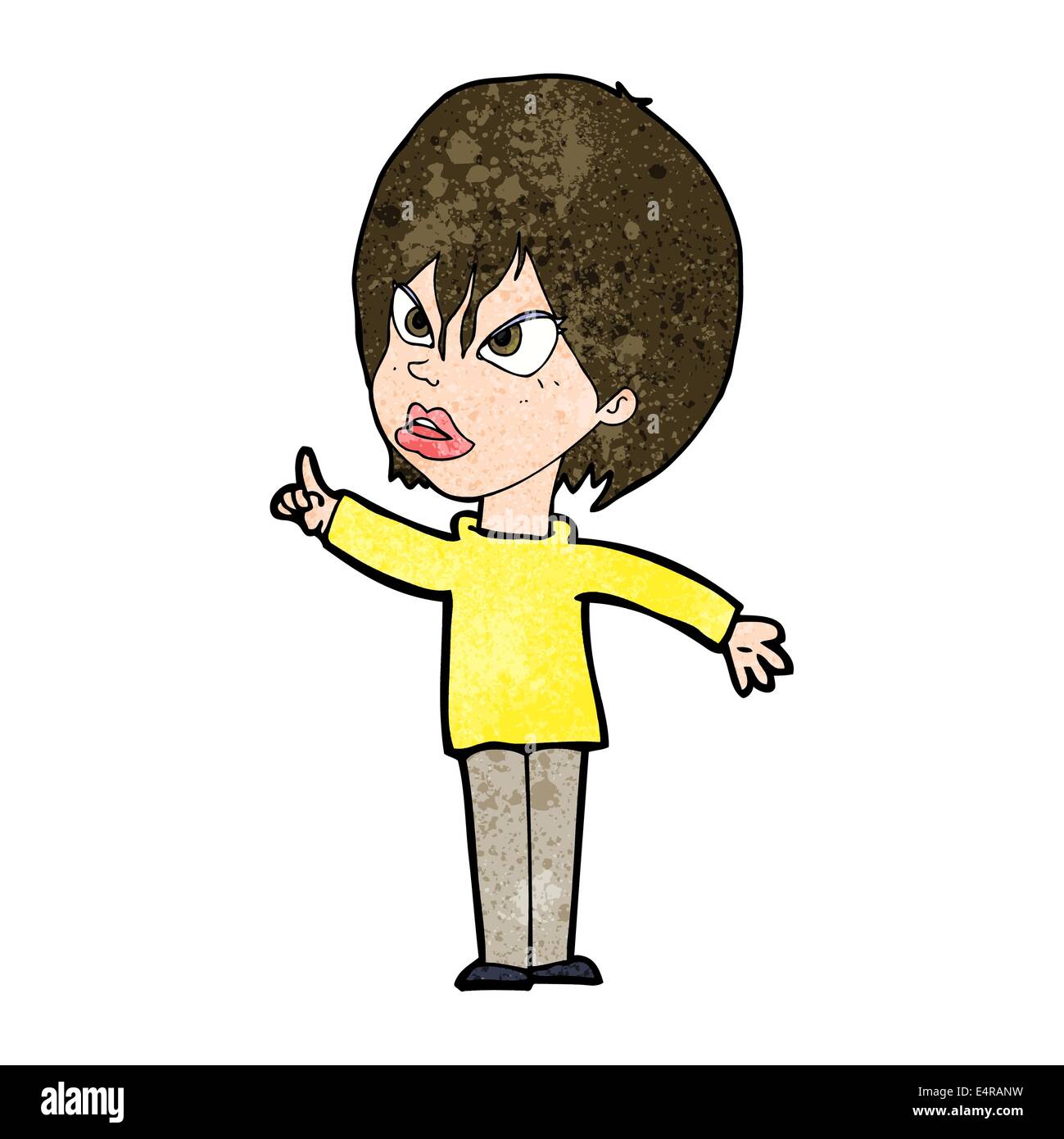 cartoon woman arguing Stock Vector Image & Art - Alamy