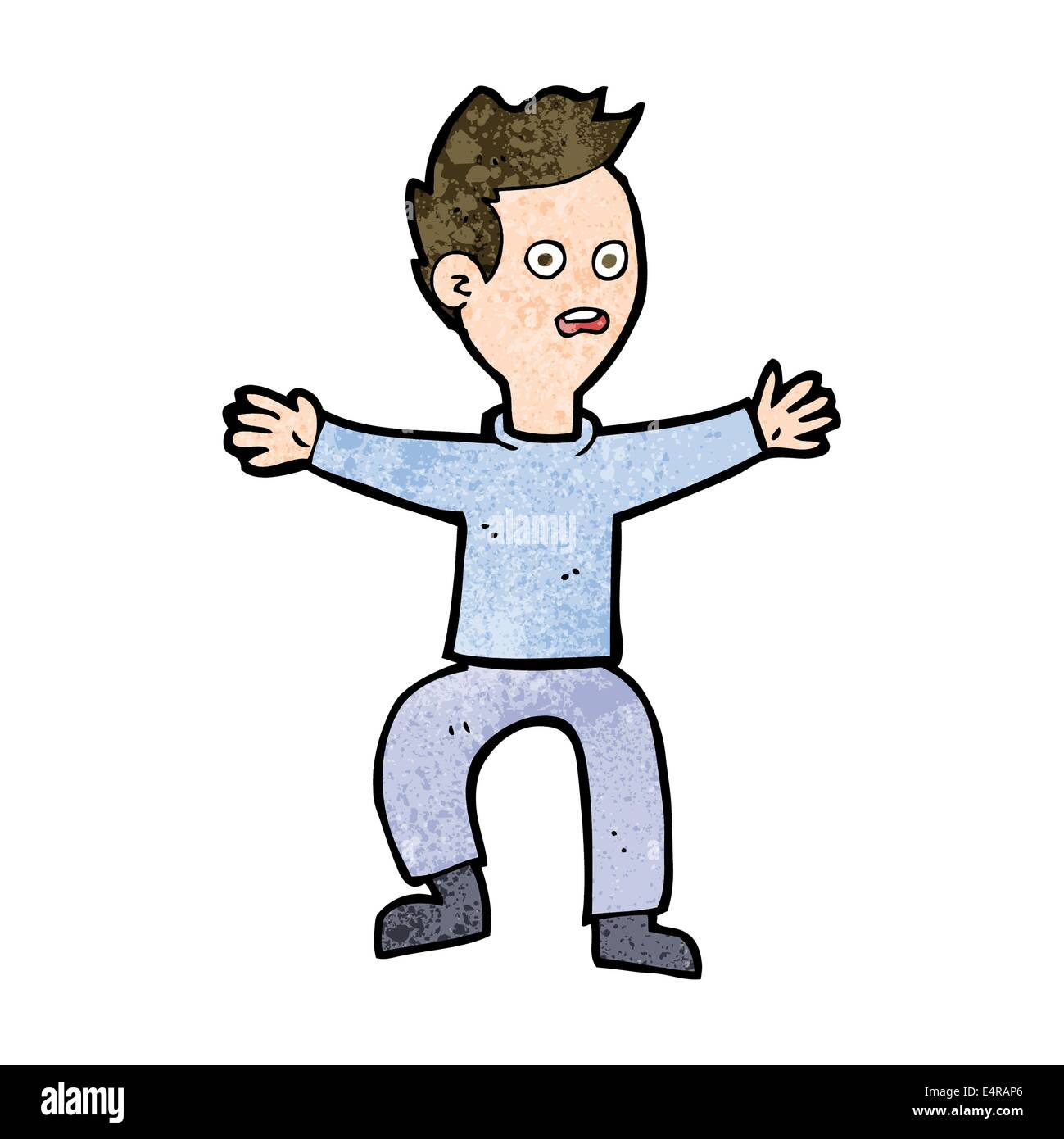 cartoon man panicking Stock Vector Image & Art - Alamy