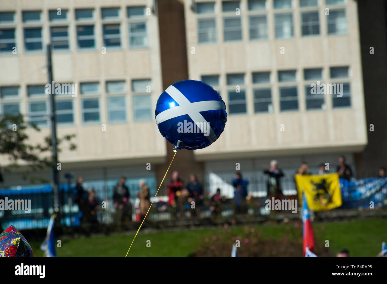 Rally for Scottish Independence in Edinburgh in 2012 Stock Photo - Alamy