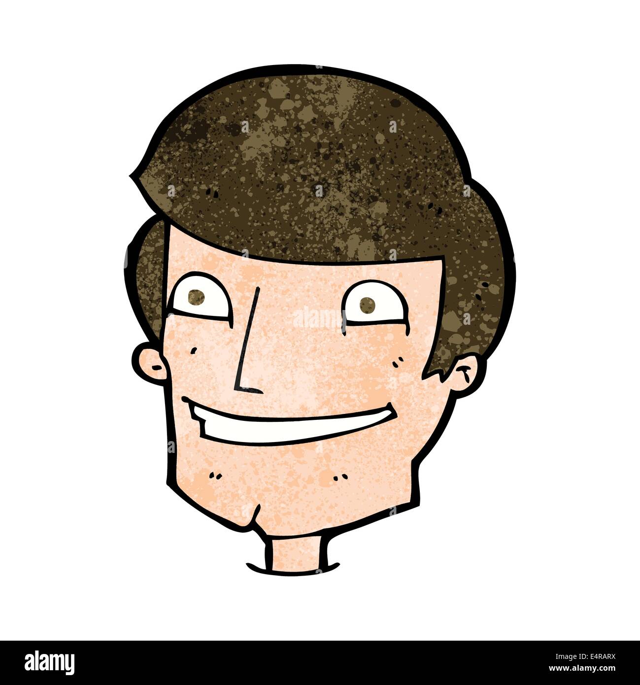 cartoon grinning man Stock Vector Image & Art - Alamy