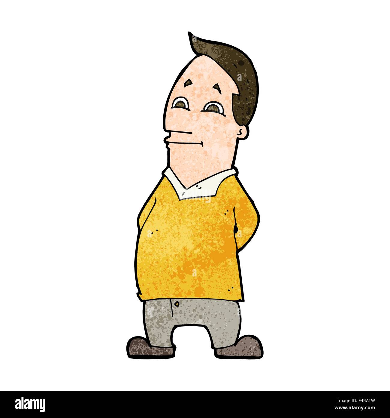 cartoon friendly man Stock Vector Image & Art - Alamy
