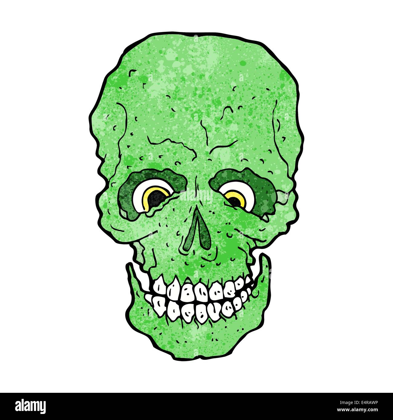 cartoon spooky skull Stock Vector Image & Art - Alamy