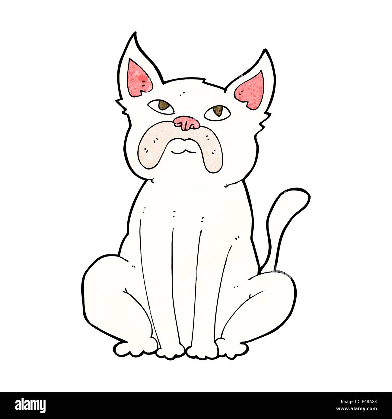 cartoon grumpy little dog Stock Vector Image & Art - Alamy