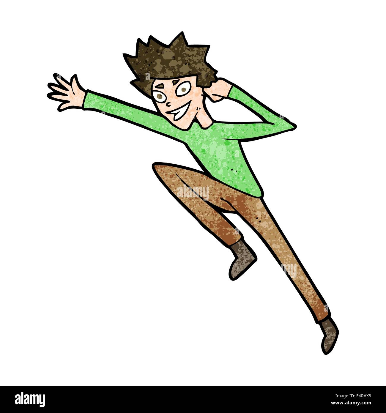 cartoon jumping man Stock Vector Image & Art - Alamy