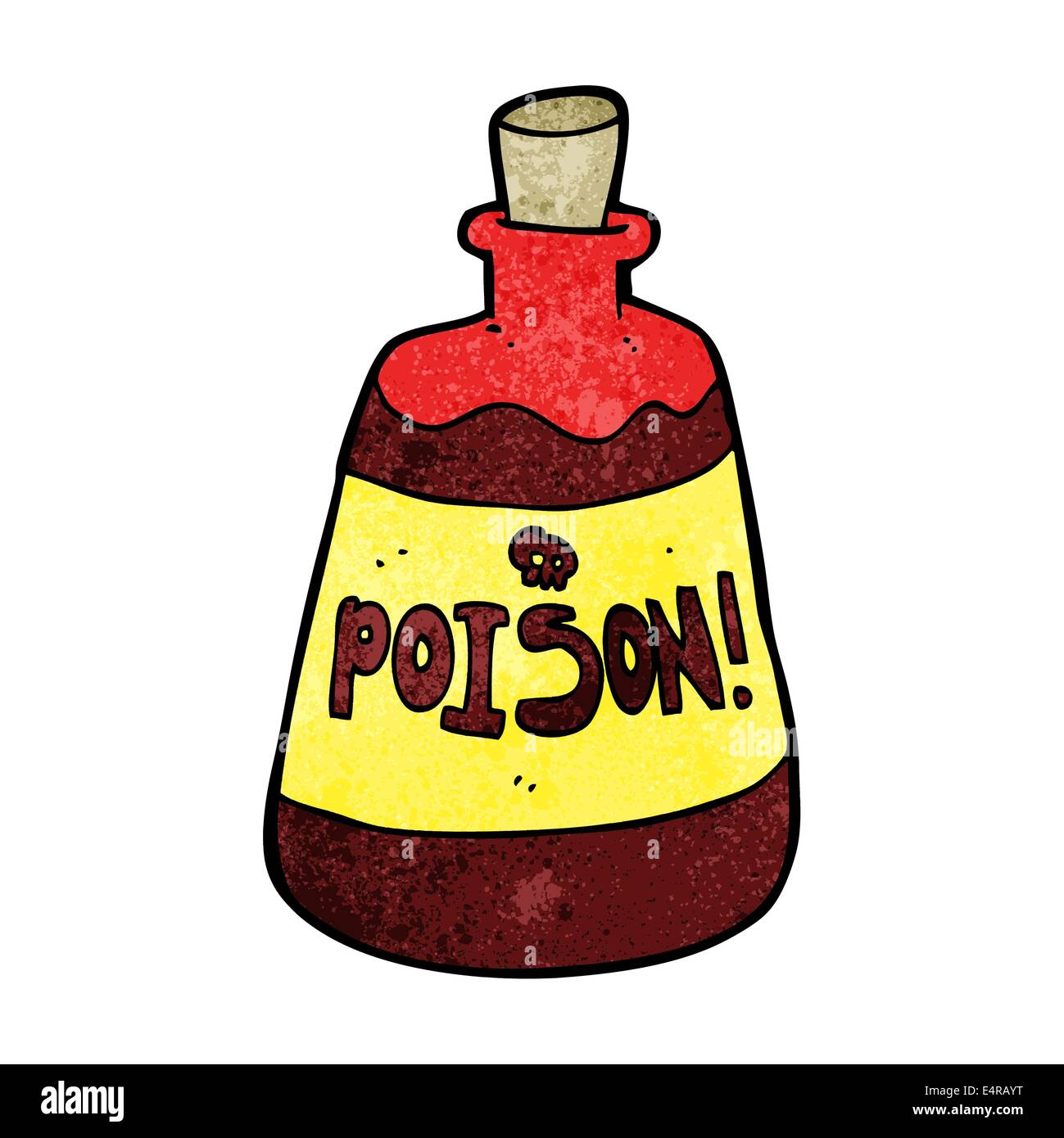 cartoon bottle of poison Stock Vector Image & Art - Alamy